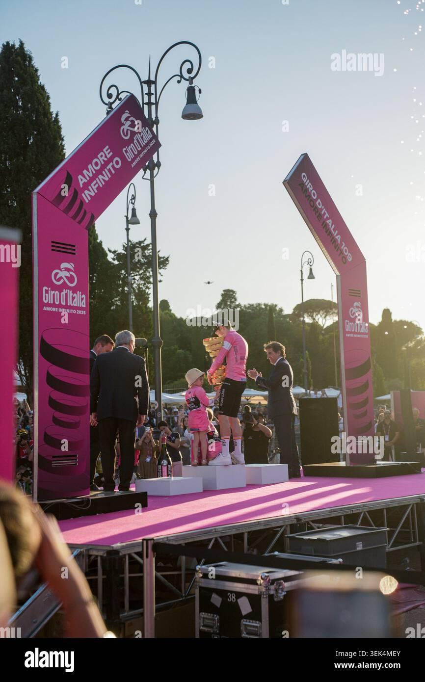 IPA85225748 - Jonas Vingegaard of TEAM VISMA. LEASE A BIKE during Rome ...