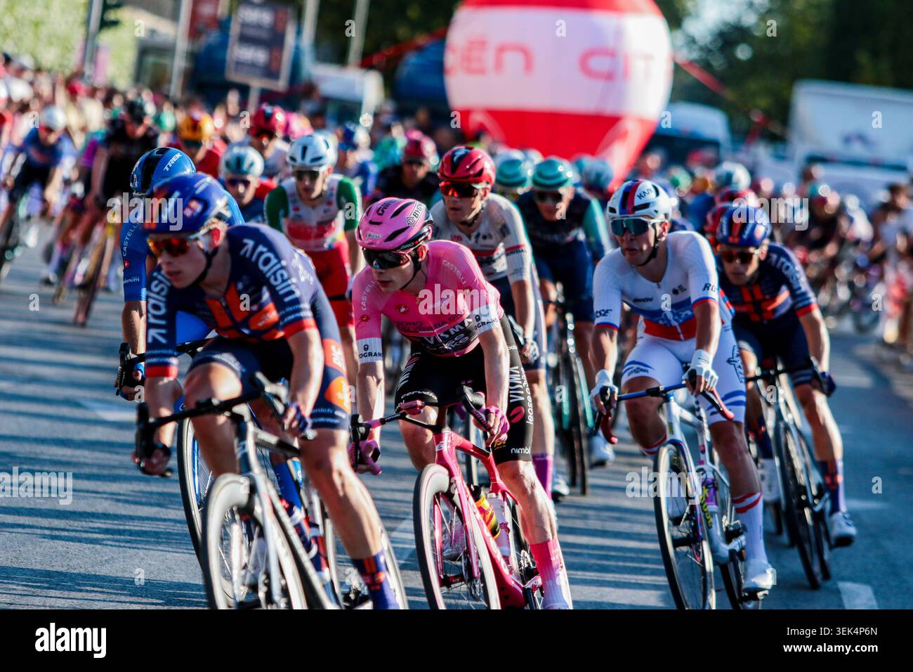 IPA85225756 - Jonas Vingegaard of TEAM VISMA. LEASE A BIKE during Rome ...