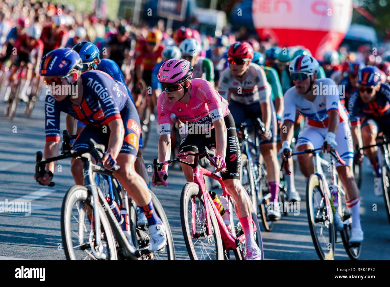 IPA85225752 - Jonas Vingegaard of TEAM VISMA. LEASE A BIKE during Rome ...