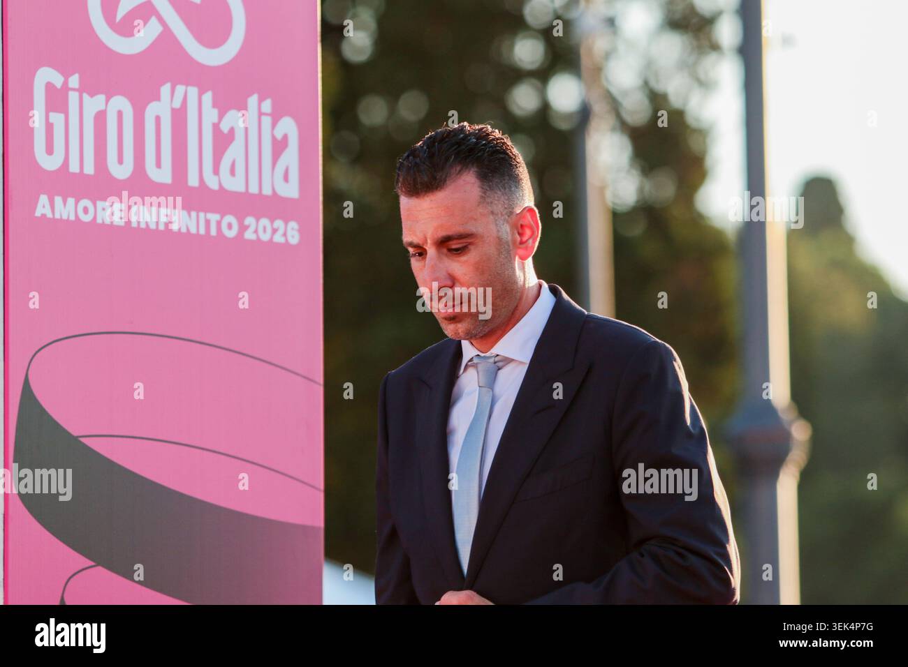 IPA85225912 - VIncenzo Nibali former cyclist during Rome - Rome, Giro d ...
