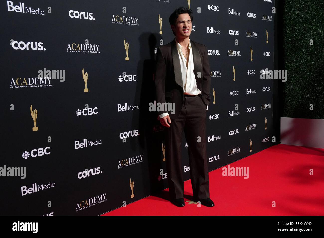 Hudson Williams walks the red carpet at The Canadian Screen Awards in ...