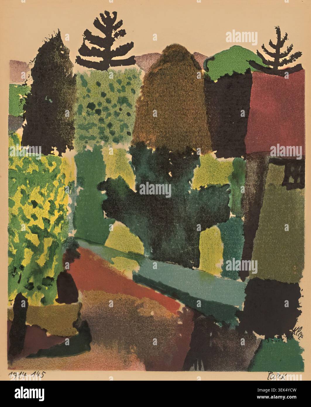 Paul Klee – Park (Park), 1920 | Archium Stock Photo - Alamy