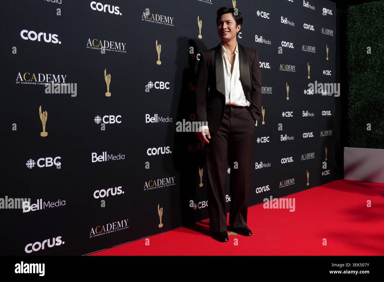 Hudson Williams walks the red carpet at The Canadian Screen Awards in ...