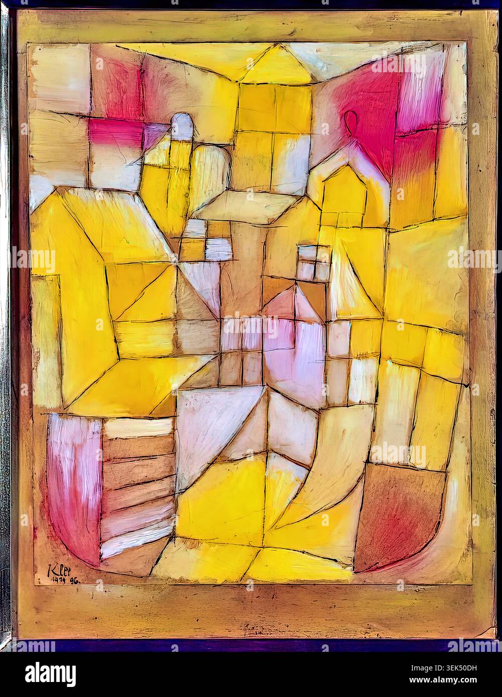 Paul Klee – Yellow-Rose (Rose-Jaune), 1919 | Archium Stock Photo - Alamy