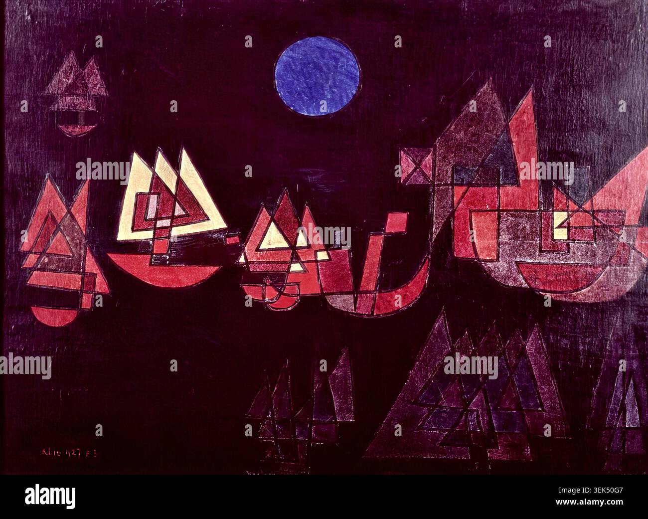 Paul Klee – Ships in the Dark (Schiffe im Dunkeln), 1927 | Archium ...