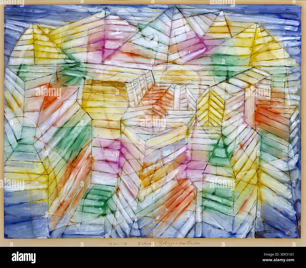 Paul Klee – Theater-Mountain-Construction (Theater-Berg-Konstruktion ...