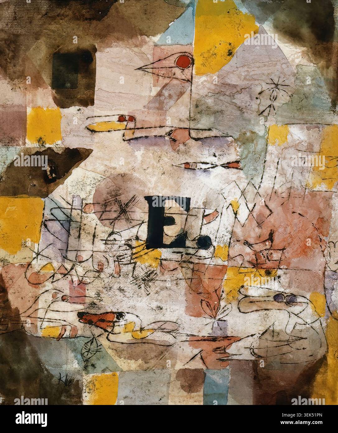 Paul Klee – Water Bird (Wasservögel), 1919 | Archium Stock Photo - Alamy