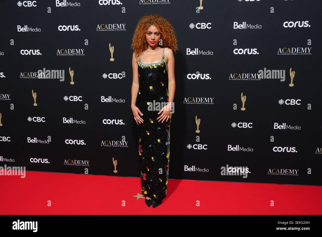 Ksenia Daniela Kharlamova arrives one the red carpet at The Canadian ...