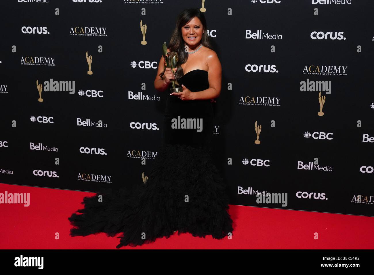 Hazel Mae holds the Gordon Sinclair Award for Broadcast Journalism at ...