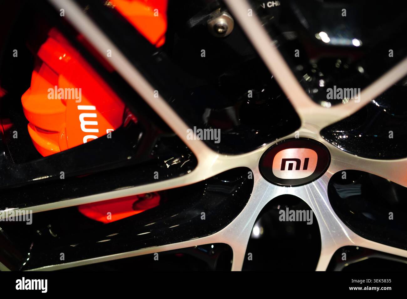 Xiaomi YU7 GT, the first mass-produced model, is displayed at Beijing ...