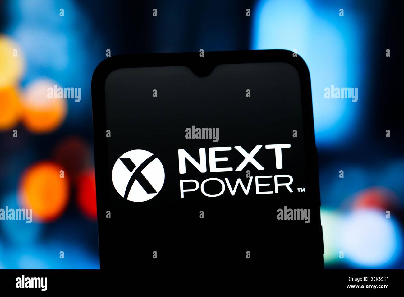 In this photo illustration, the Nextpower (Next Power) logo is seen ...
