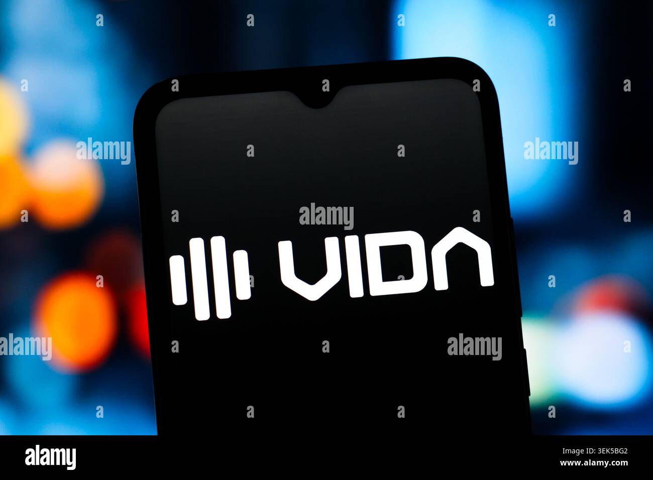 In this photo illustration, the Vida Global logo is seen displayed on a ...