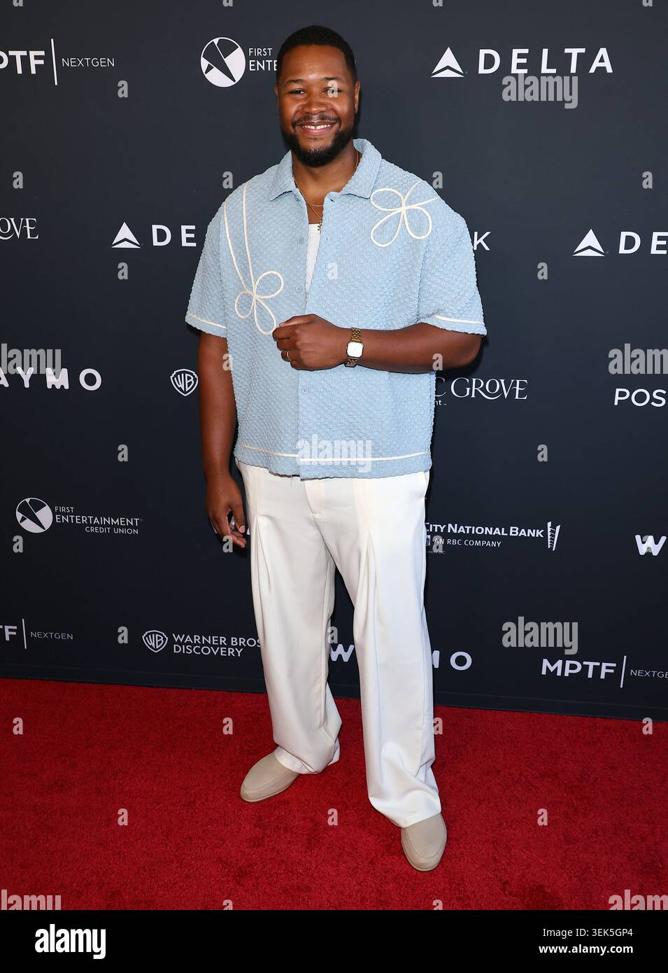 Luke Tennie arrives at The MPTF NextGen Summer Party held at The Aster ...