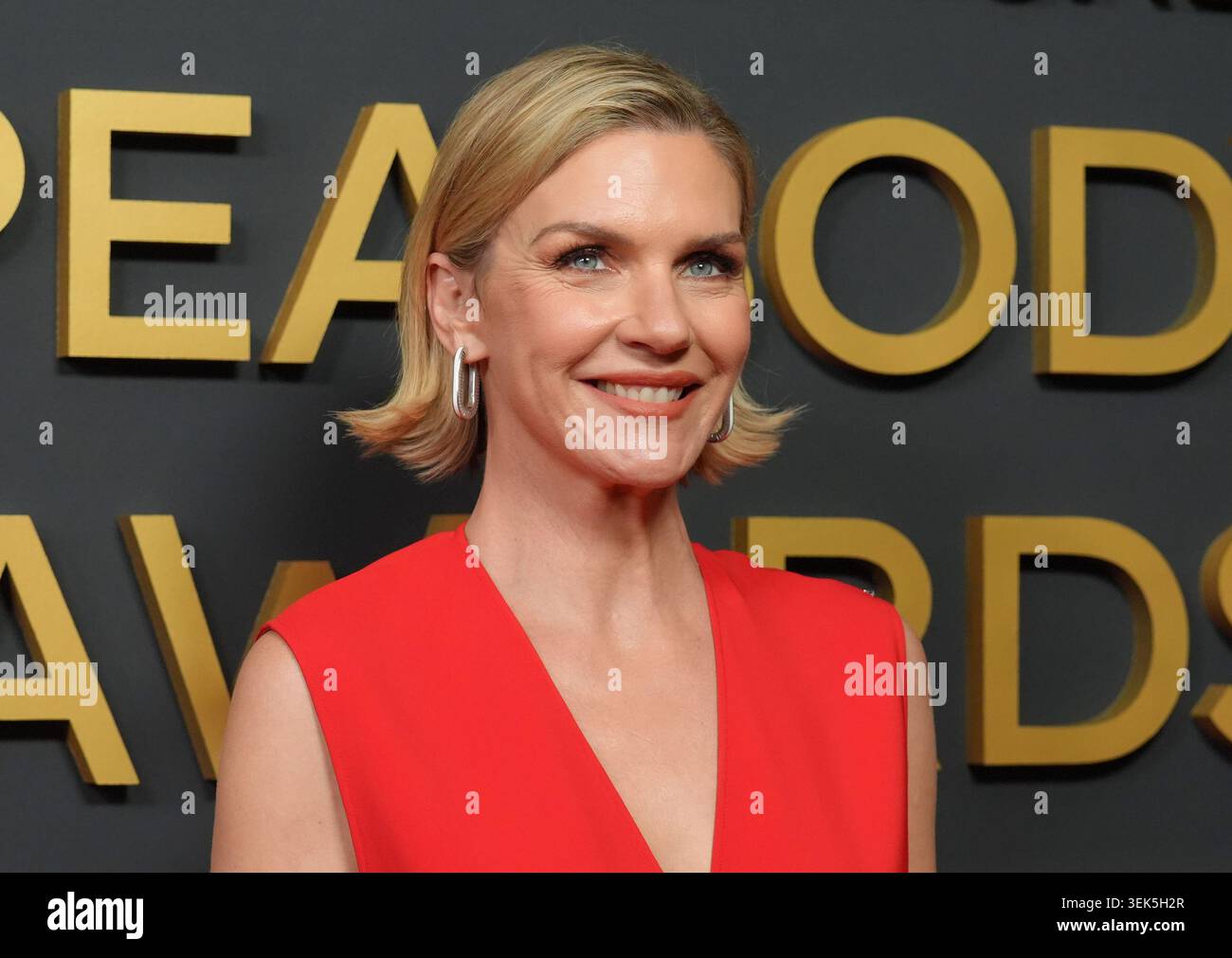 Rhea Seehorn arrives at the 86th annual Peabody Awards on Sunday, May ...