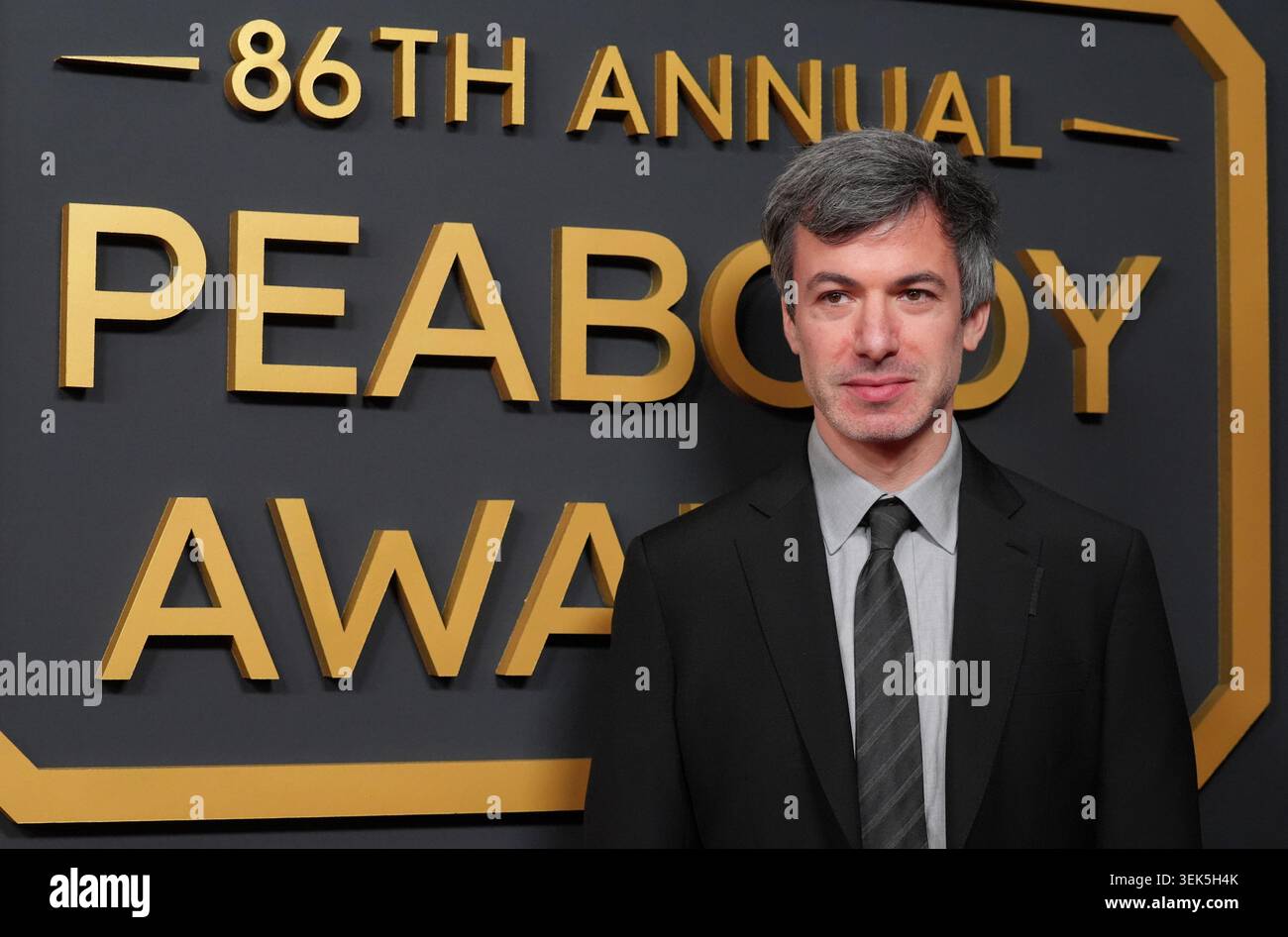 Nathan Fielder arrives at the 86th annual Peabody Awards on Sunday, May ...