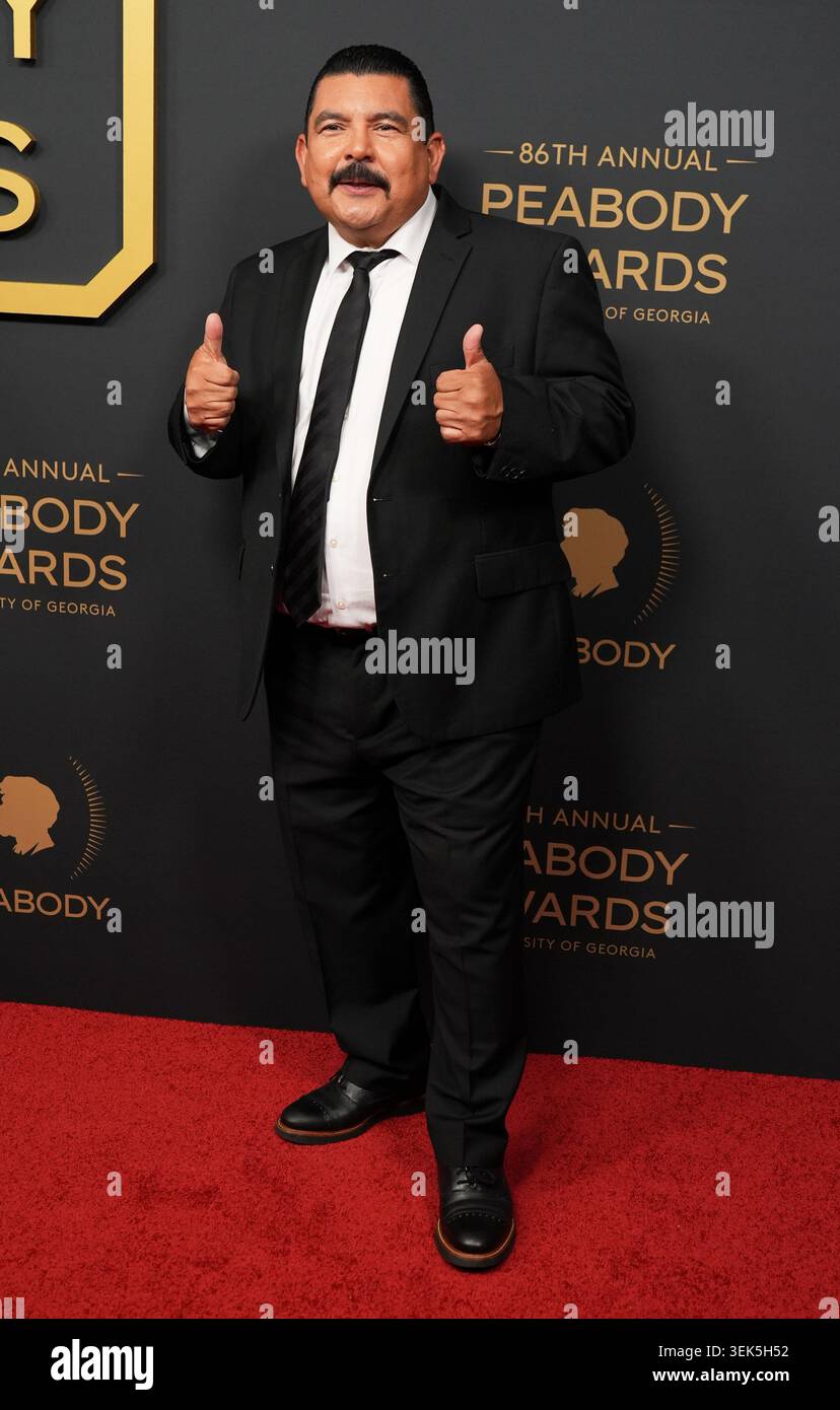 Guillermo Rodriguez arrives at the 86th annual Peabody Awards on Sunday ...