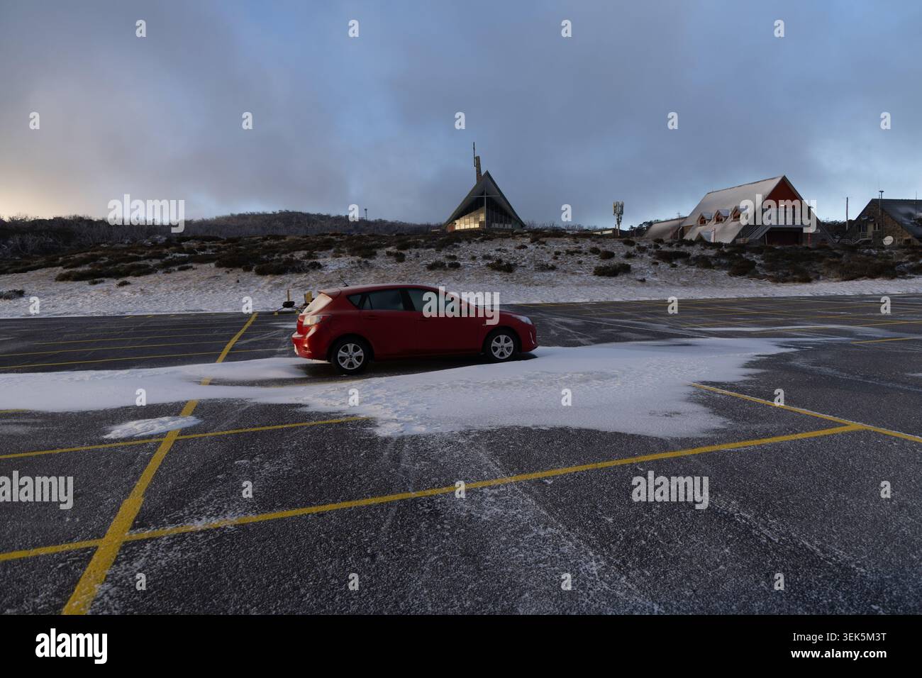 Fresh snow supplemented by man-made snow making on the first day of ...