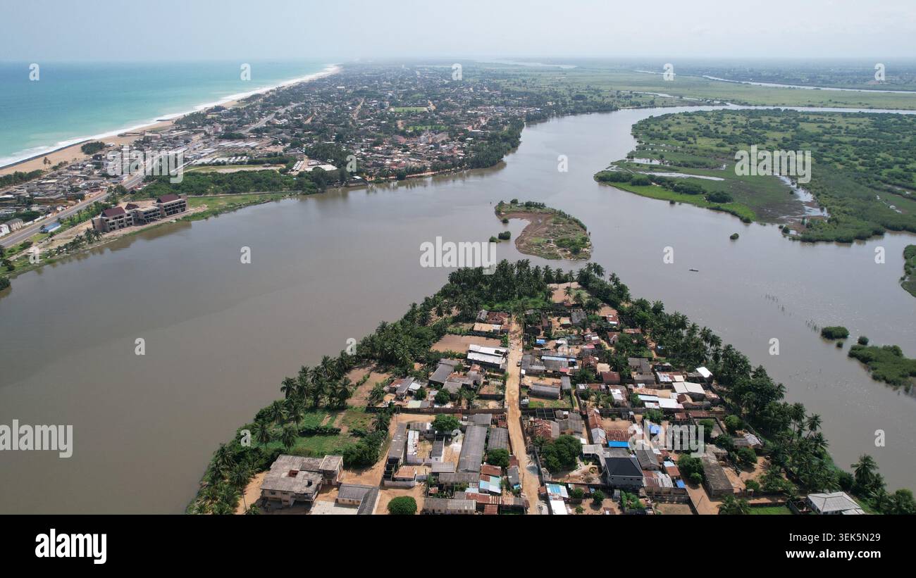 (260601) -- ANEHO, June 1, 2026 (Xinhua) -- An aerial drone photo taken ...