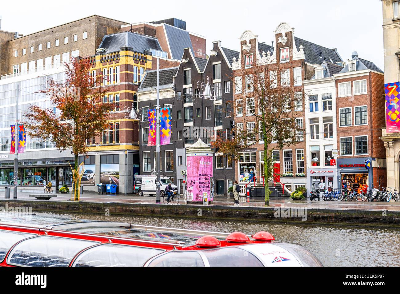 Amsterdam city street old houses building architecture. Amsterdam ...