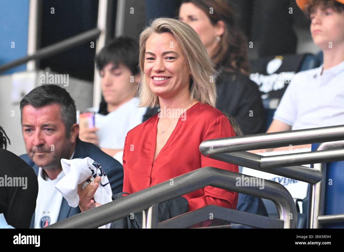 Anne-Laure Bonnet attending the celebration of PSG’s Champions League ...
