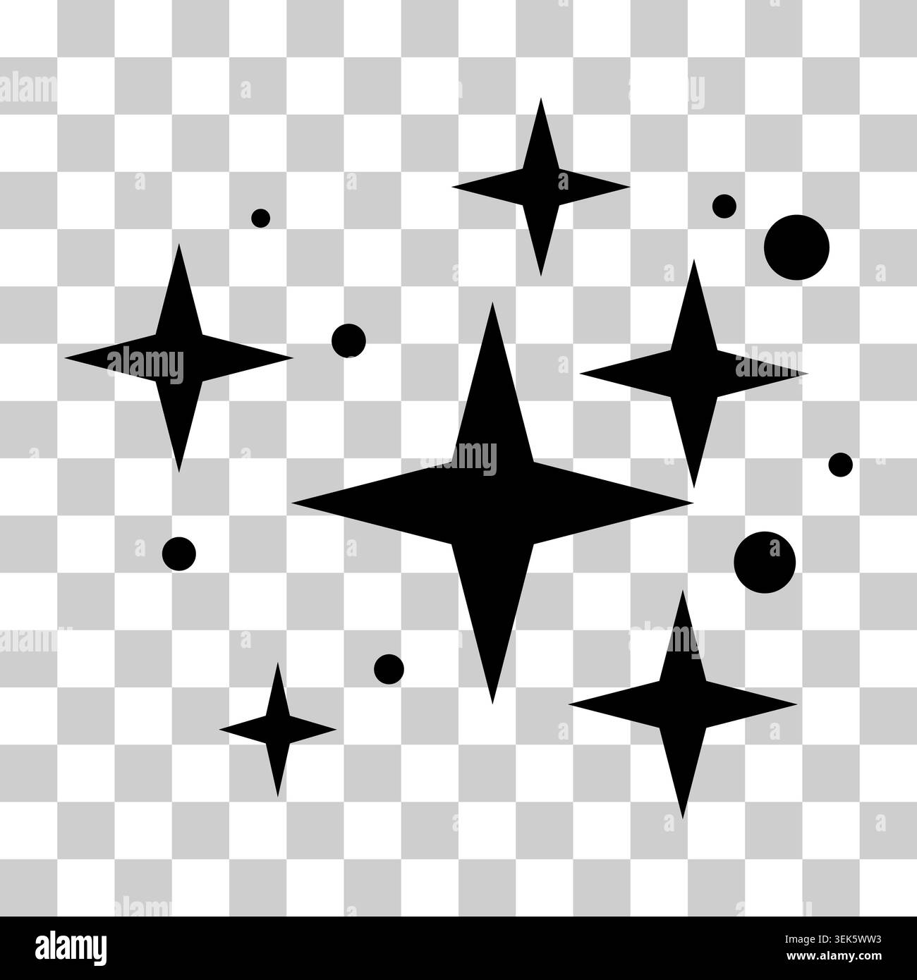 Cleaning icon on transparent background. Cleaning sign. Bright, star ...