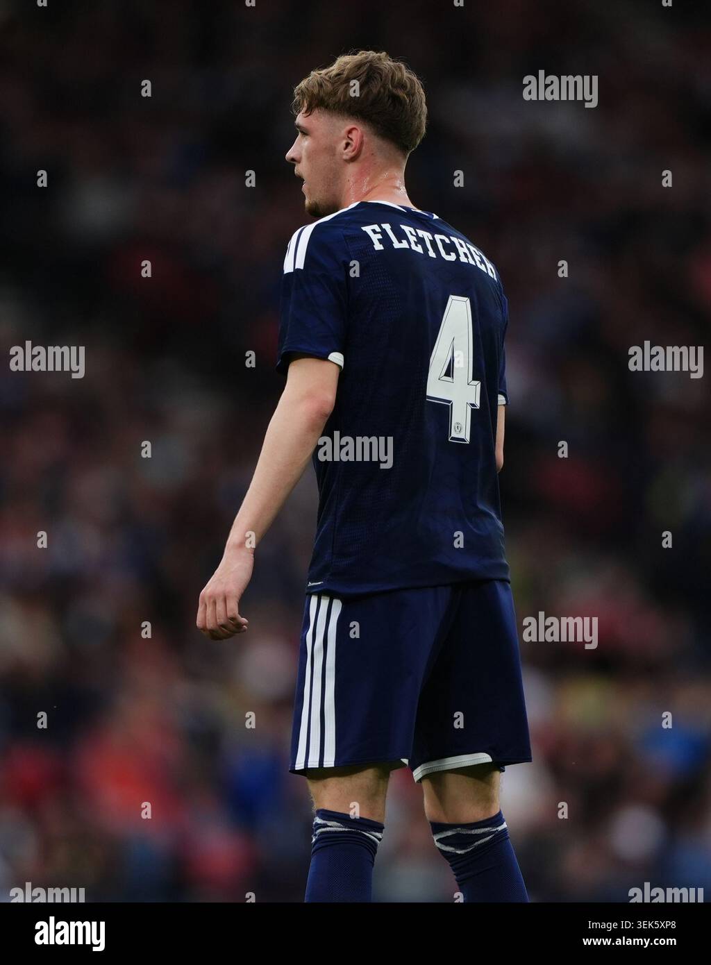 Scotland's Tyler Fletcher during an international friendly match at ...