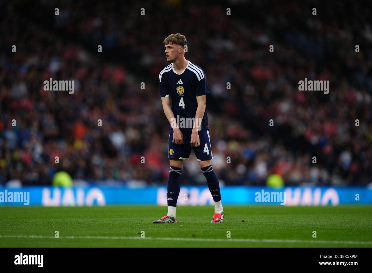 Scotland's Tyler Fletcher during an international friendly match at ...