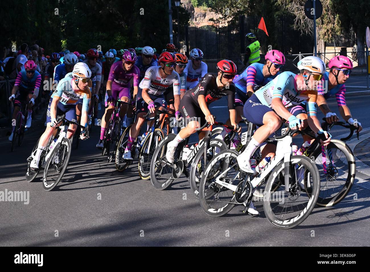 The peloton competing during the 109th Giro d'Italia 2026, Stage 21, at ...
