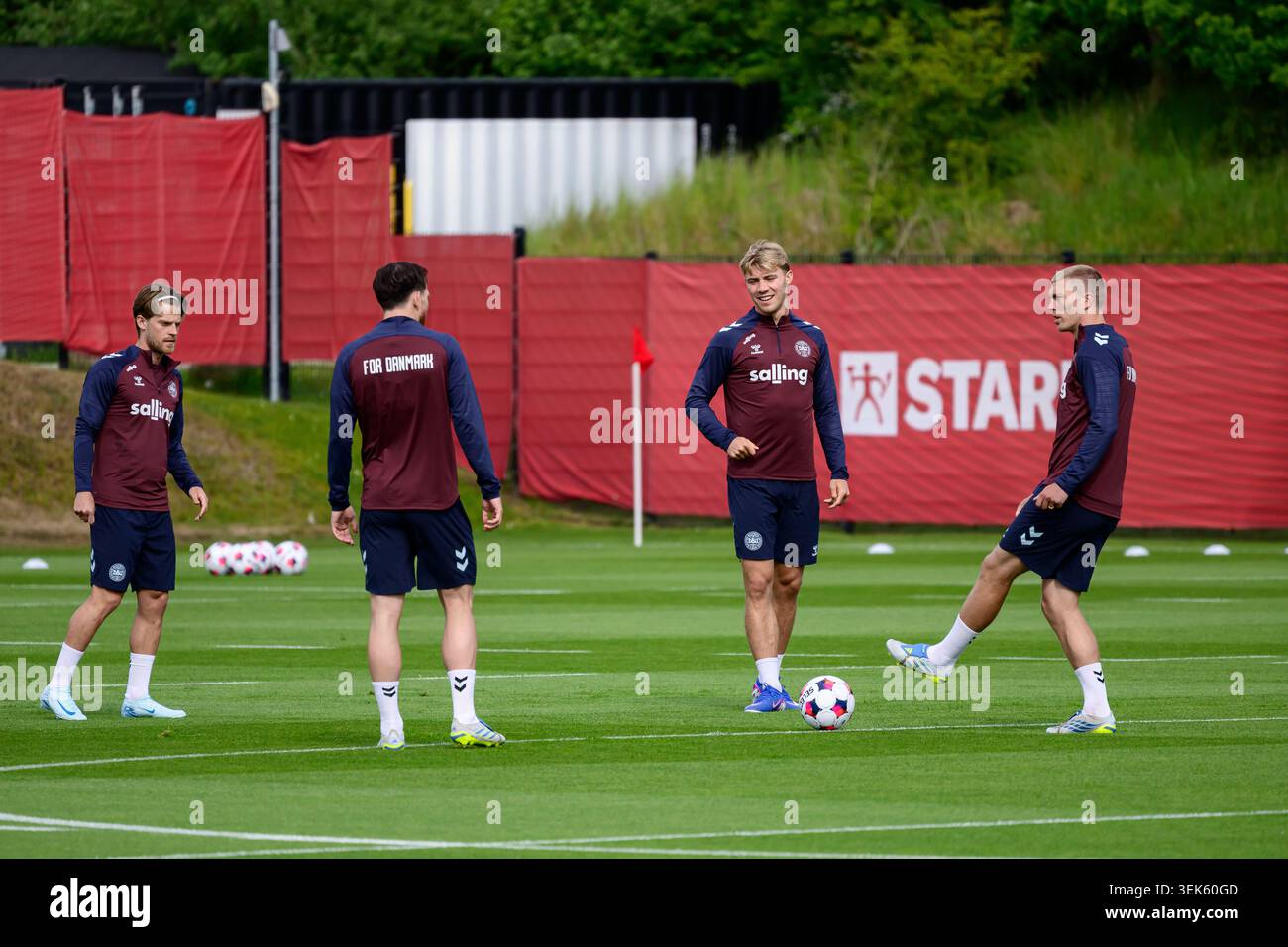 Helsingor, Denmark. 31st. May, 2026. Rasmus Hojlund, Rasmus Nissen ...