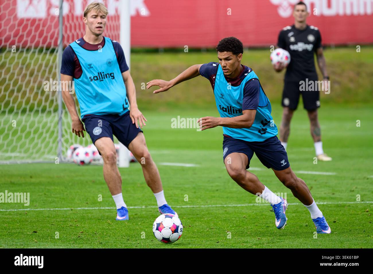 Helsingor, Denmark. 31st. May, 2026. Alexander Bah of Denmark seen ...