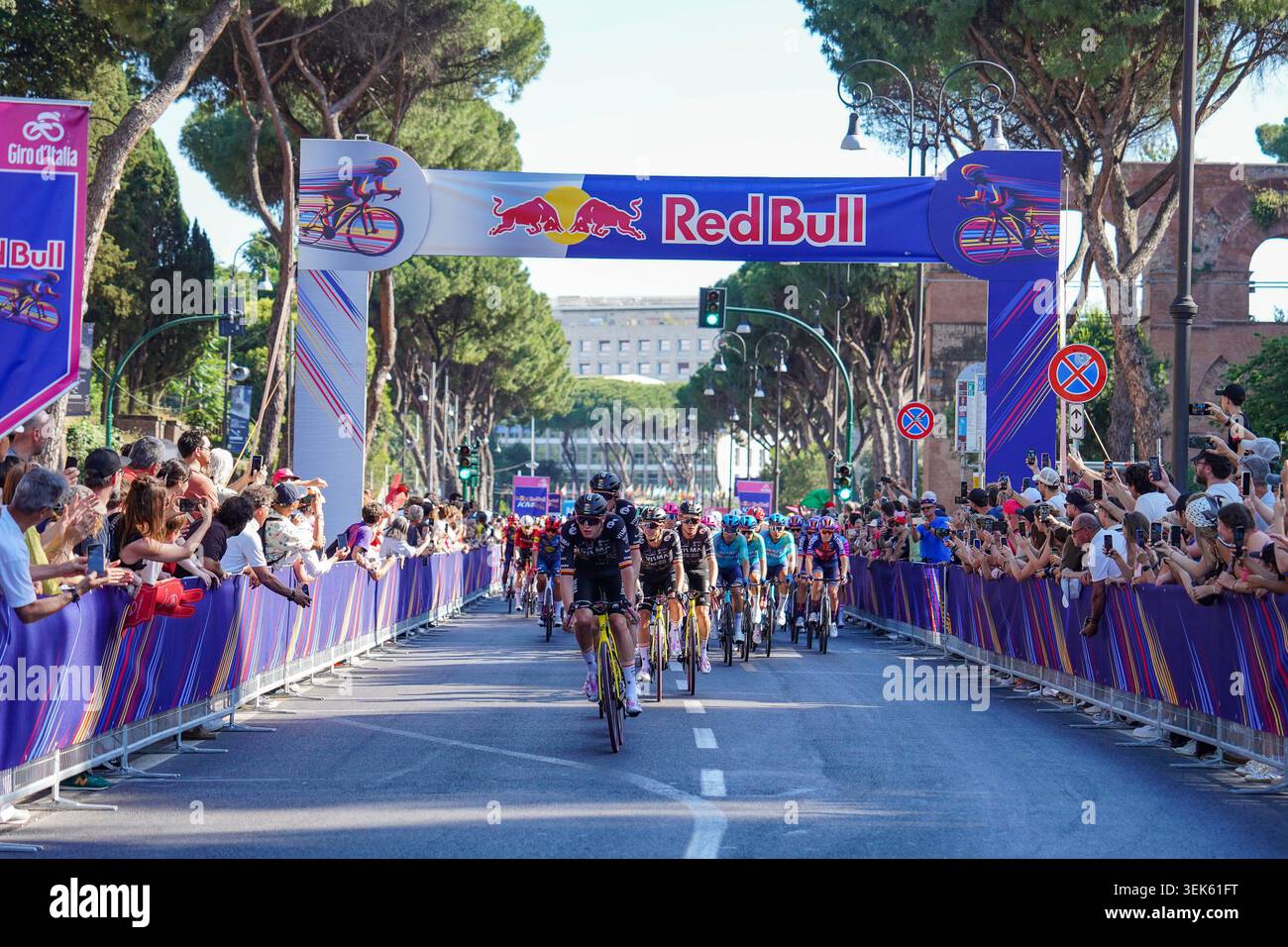 IPA85233650 - The Giro d'Italia passing at Km Red Bull at Stage 21 in ...