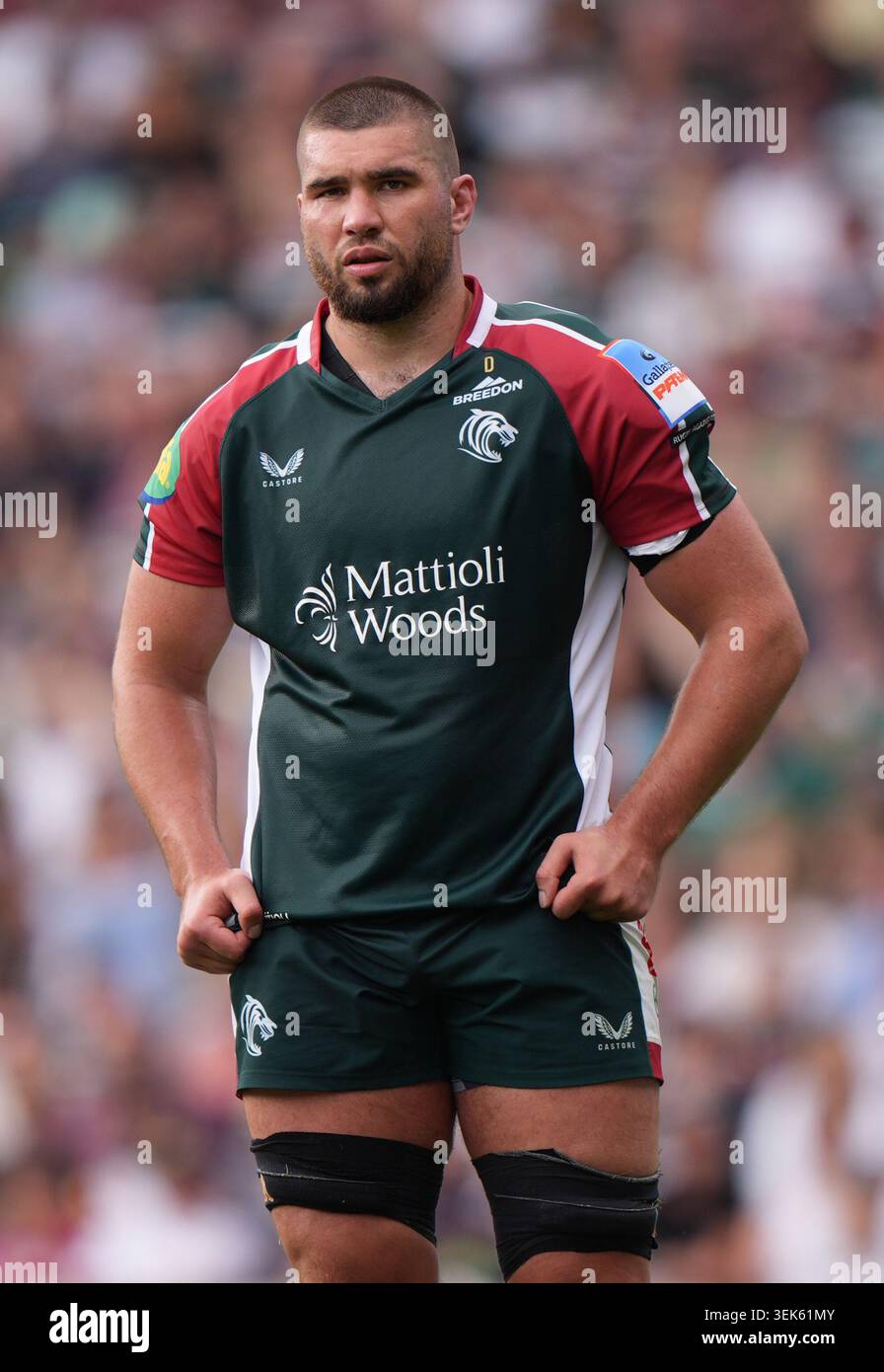 Leicester's George Martin during the Gallagher PREM match at Mattioli ...