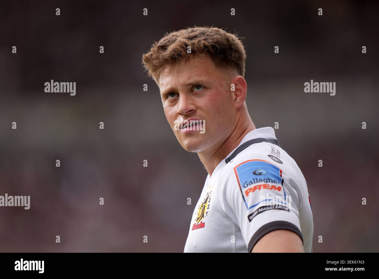 Exeter's Stephen Varney during the Gallagher PREM match at Mattioli ...