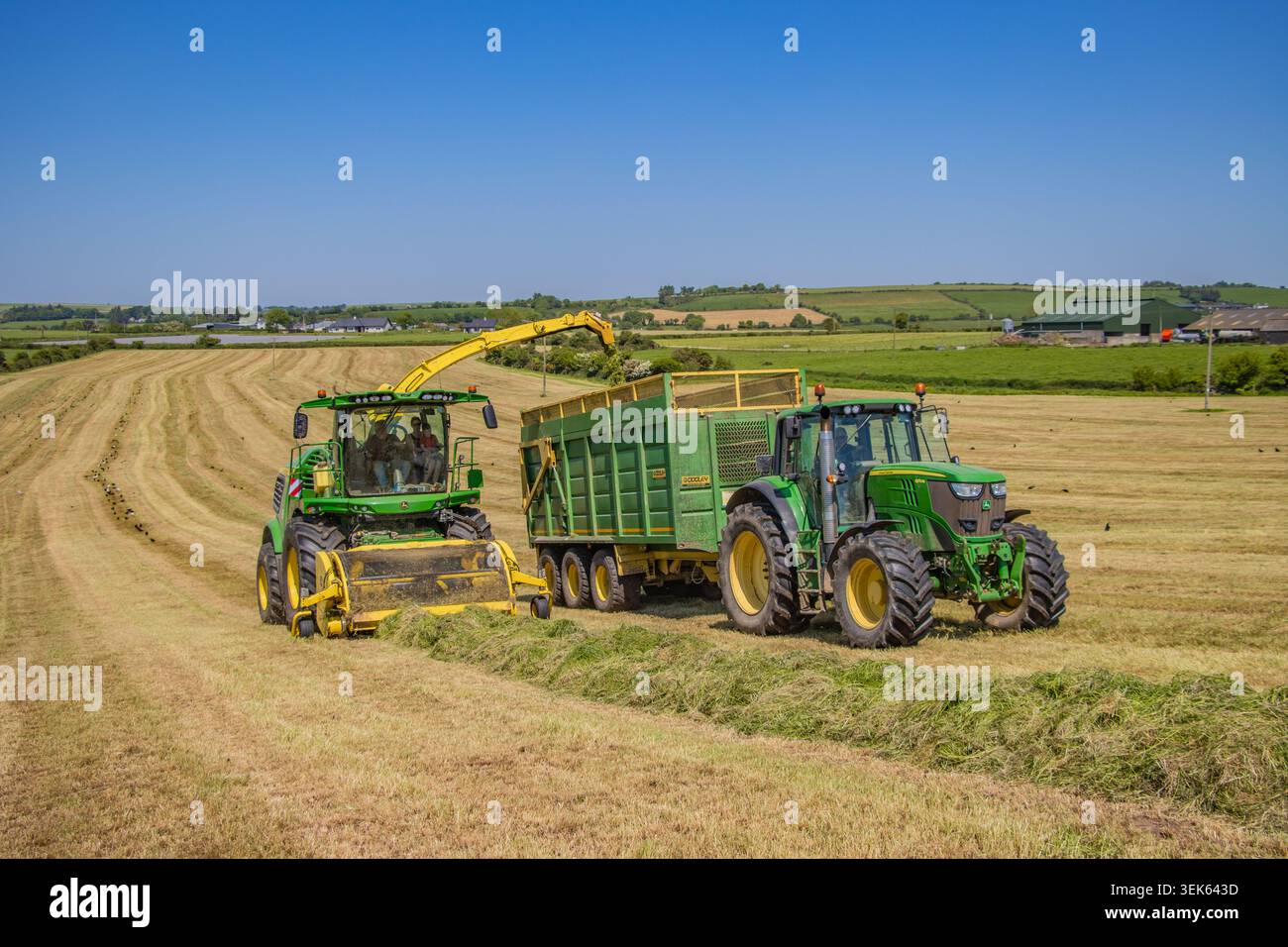 Kieran Crowley Agri Contractor Stock Photo - Alamy