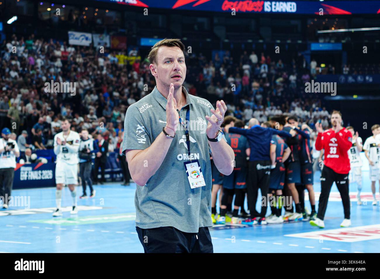 Filip Jicha (THW Kiel, Trainer) GER, Montpellier Handball vs. THW Kiel ...
