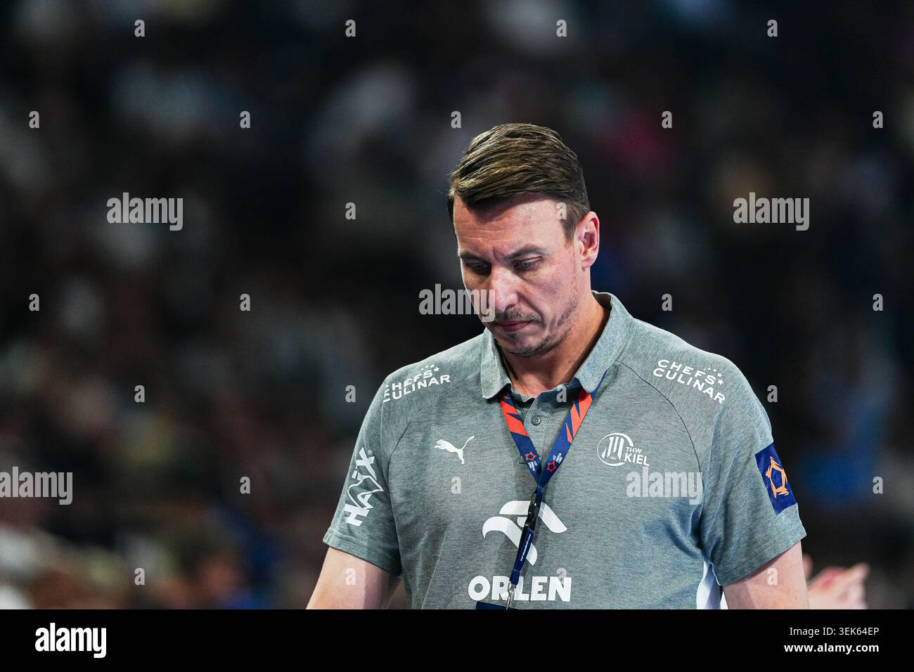 Filip Jicha (THW Kiel, Trainer) GER, Montpellier Handball vs. THW Kiel ...