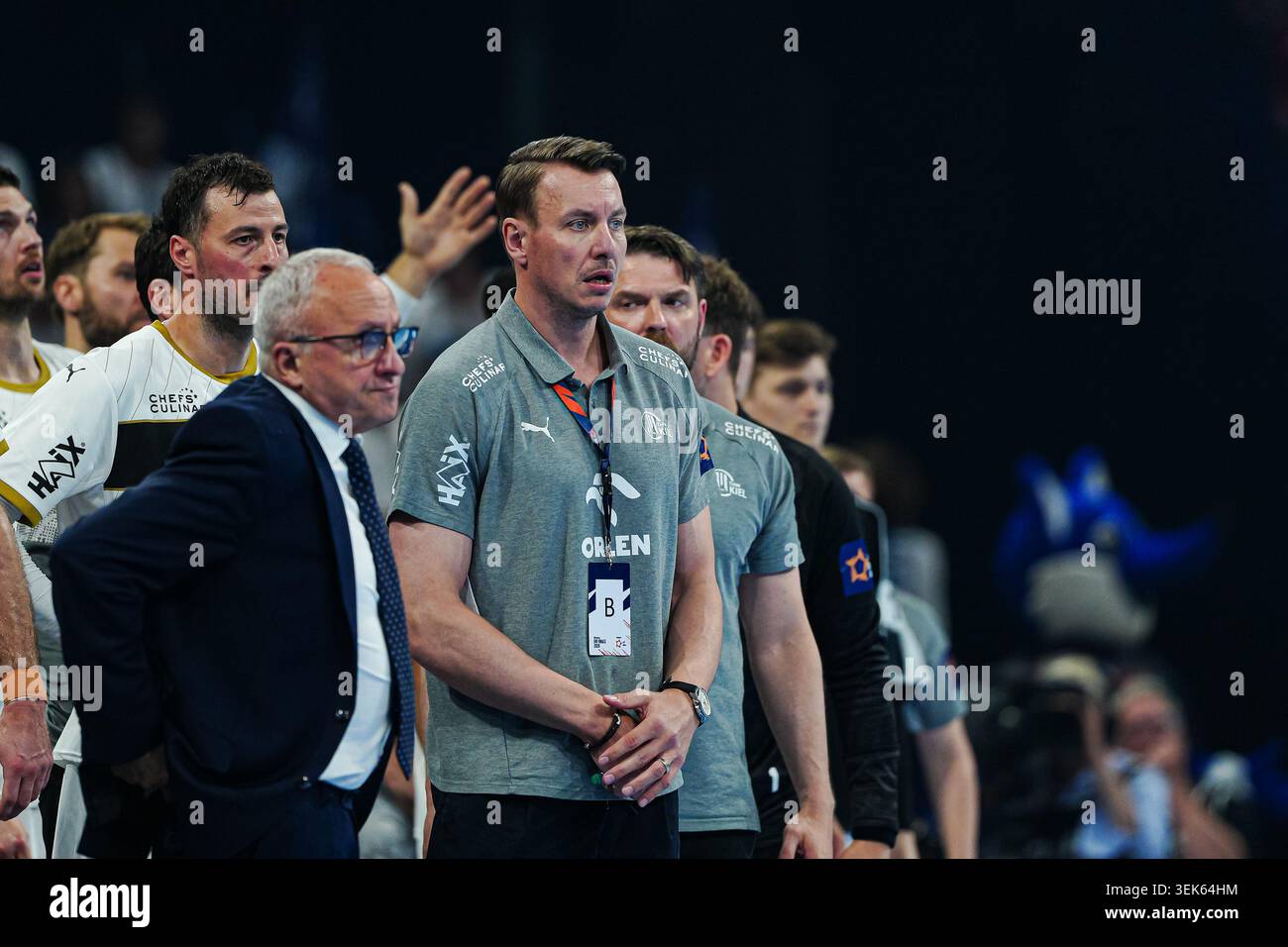Filip Jicha (THW Kiel, Trainer) GER, Montpellier Handball vs. THW Kiel ...