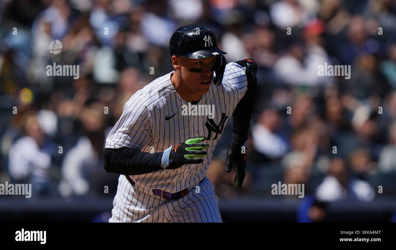 New York Yankees' Aaron Judge during the fifth inning of a baseball ...