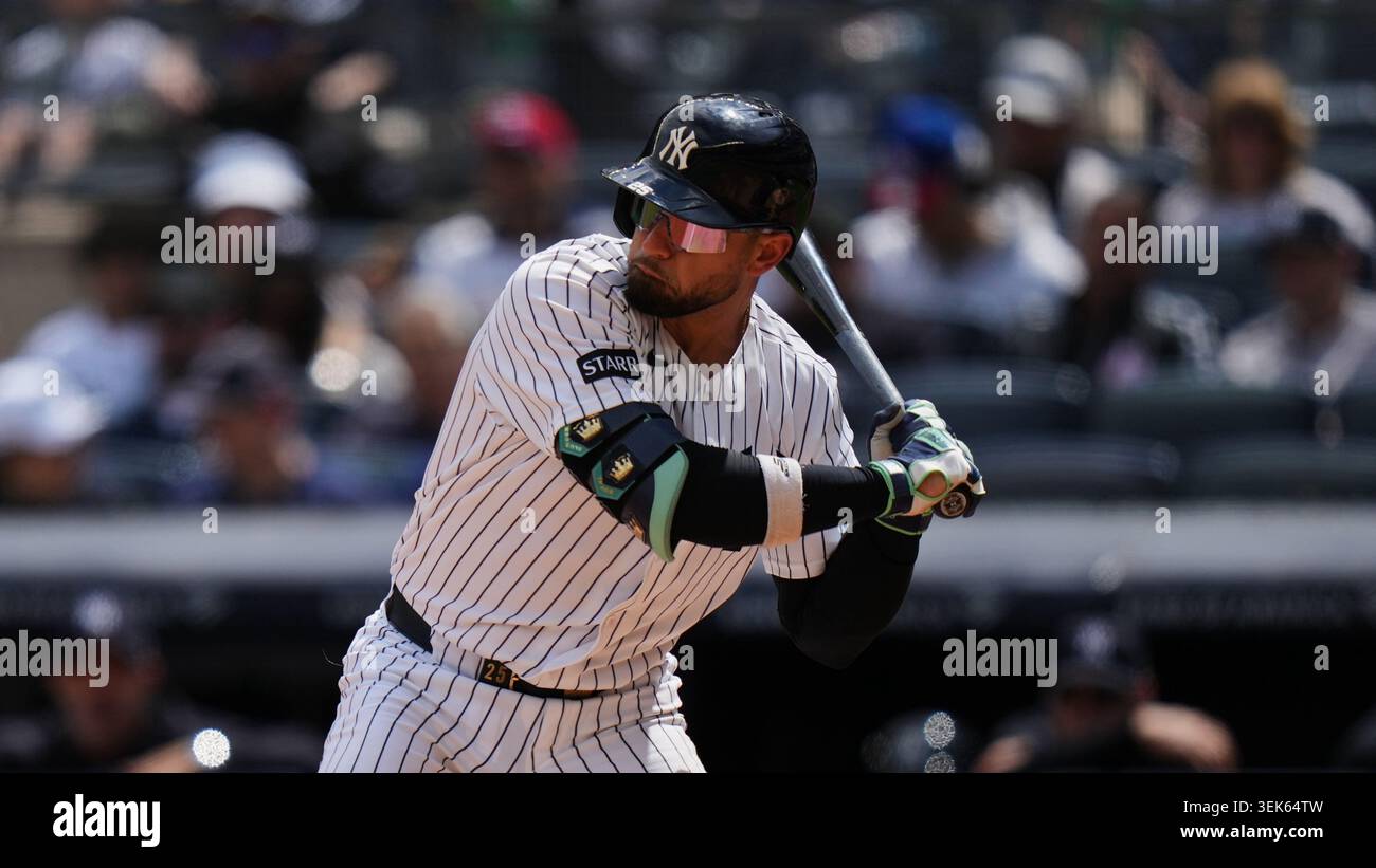 New York Yankees' J.C. Escarra during the third inning of a baseball ...