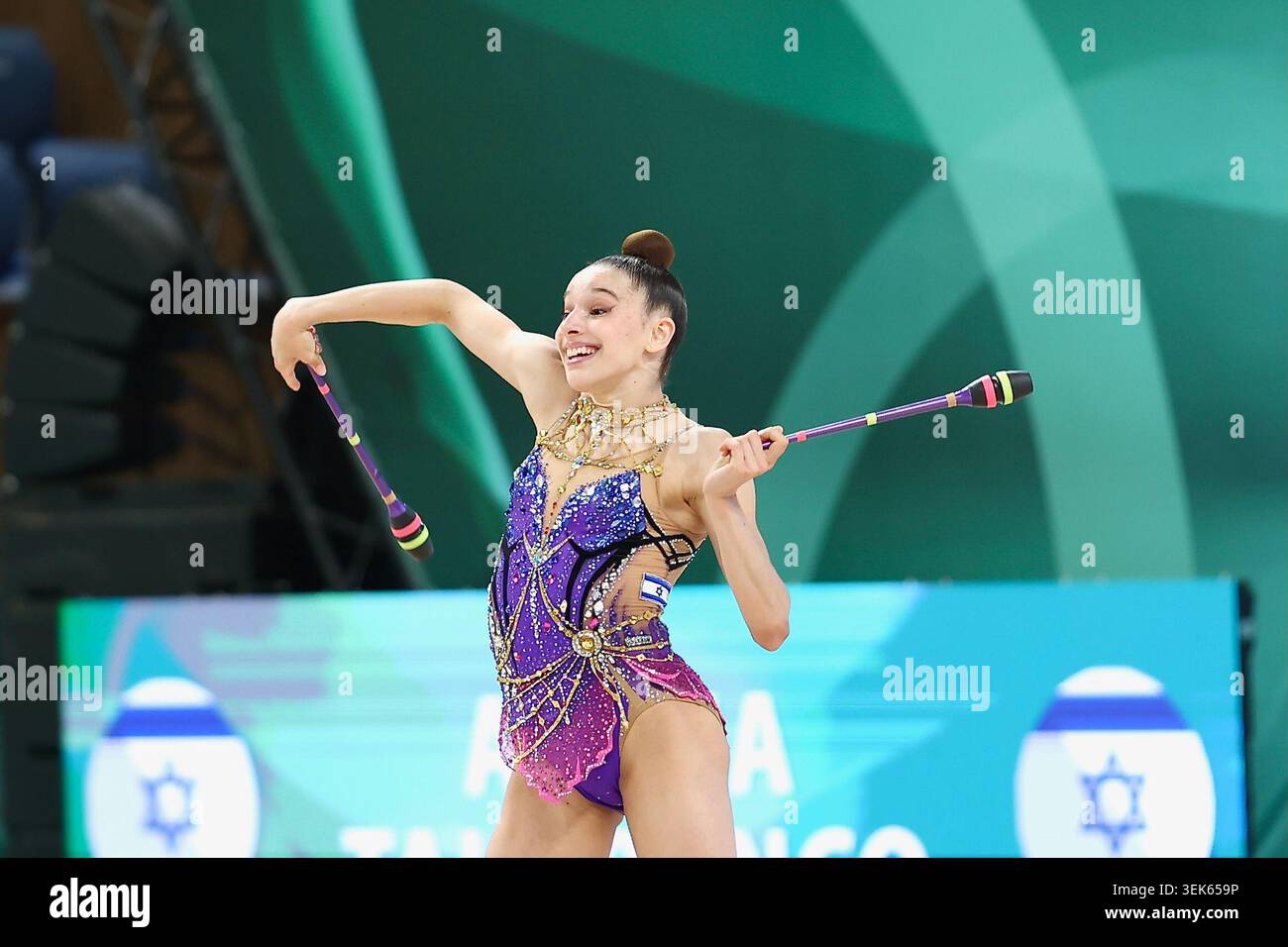 Alina Tal Franco (Israël) during the 2026 Rhythmic Gymnastics European ...