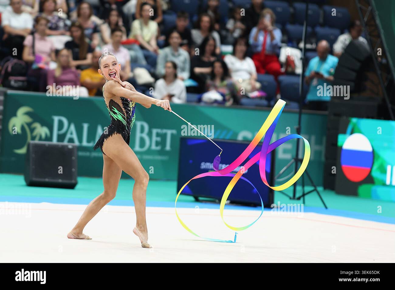 Sofia Ilteriakova (Russia) during the 2026 Rhythmic Gymnastics European ...