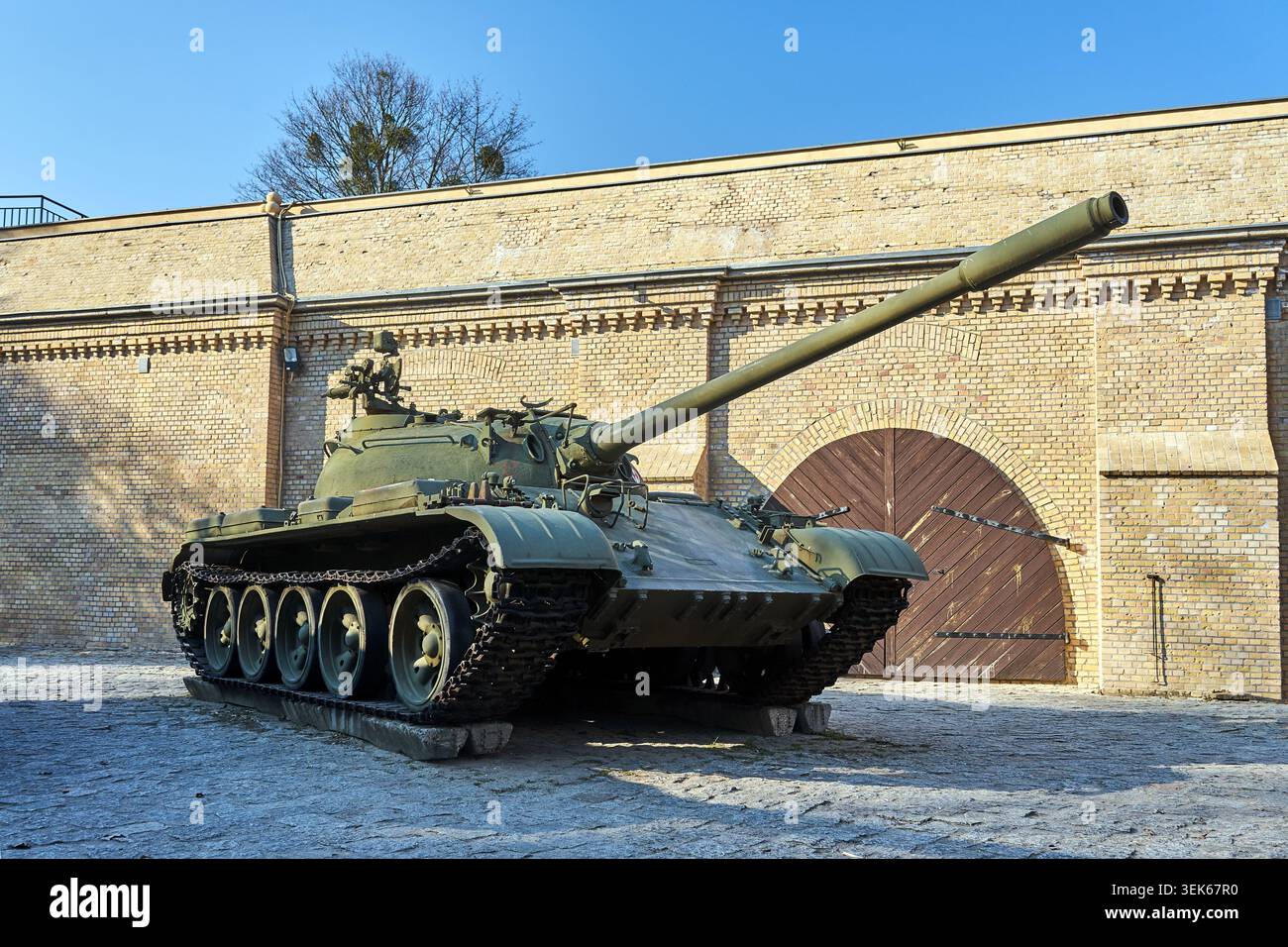 Historic, Soviet World War II Tank in the City of Poznan, Poland Stock ...