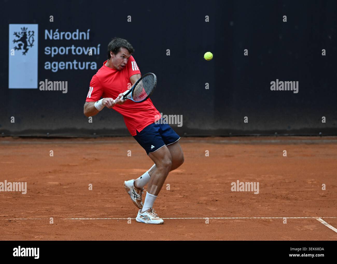 Oleg Prihodko (UKR) playes against Jan Kumstat during the second day of ...