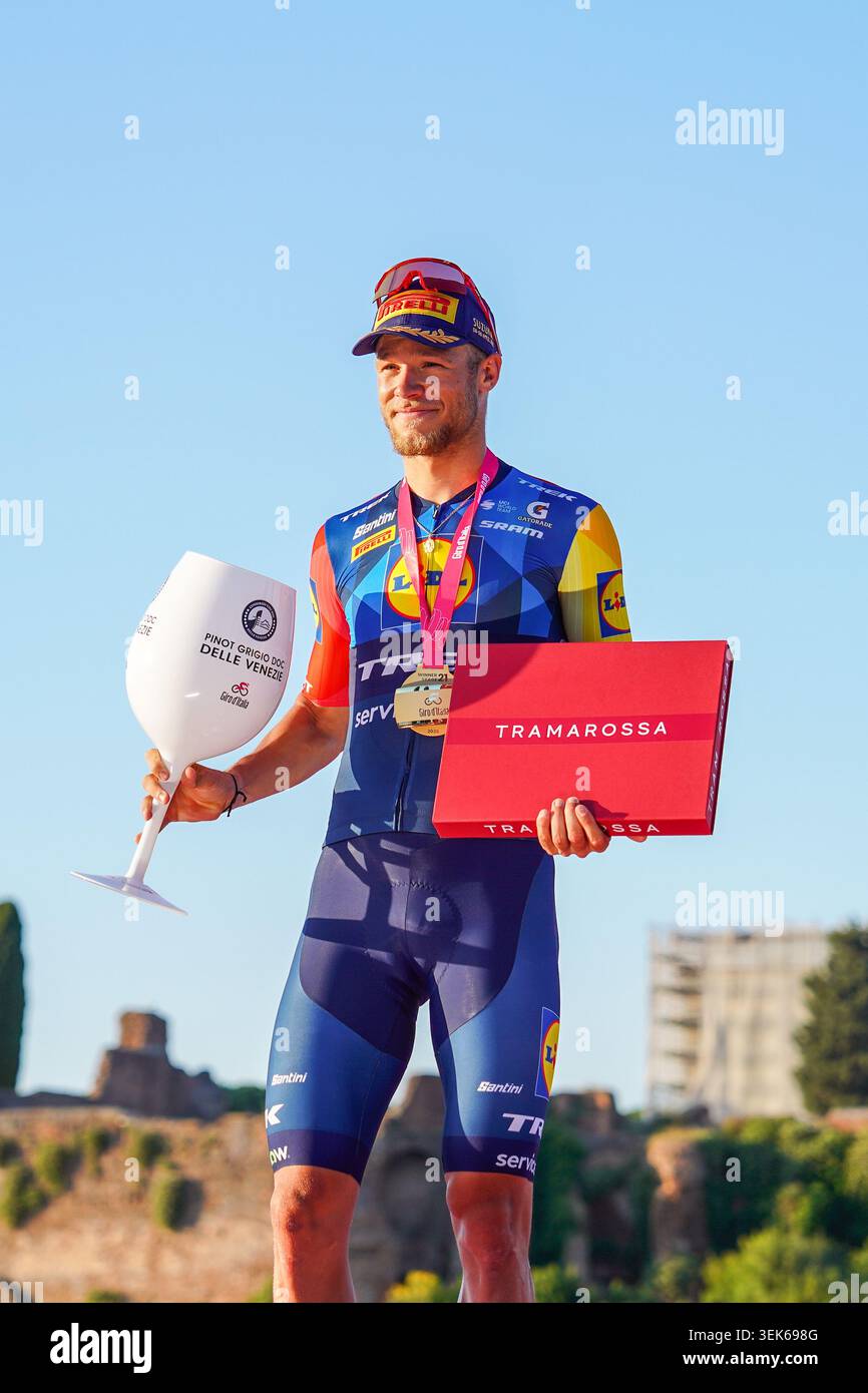 IPA85234276 - MILAN Jonathan (LIDL-TREK) at the awards ceremony of the ...