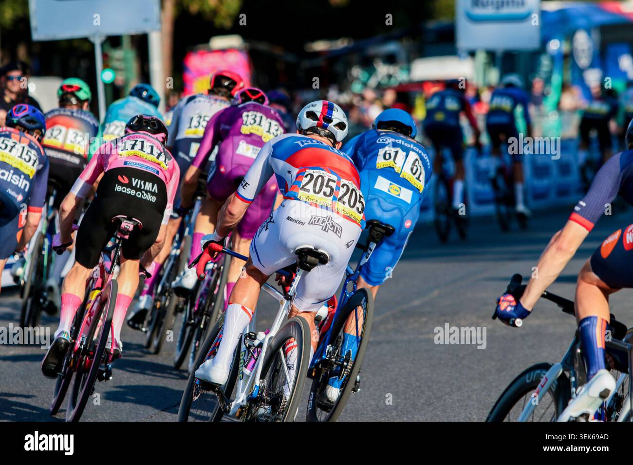 IPA85234911 - Group of pro cyclists during the GIRO D'ITALIA 2026 stage ...