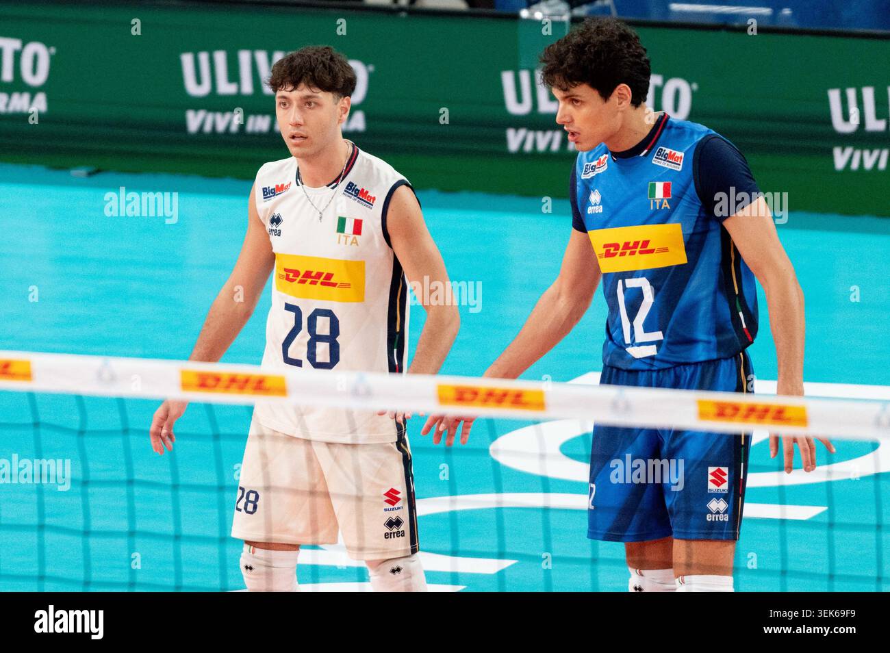 IPA85234745 - Domenico Pace and Mattia Bottolo during BPer Test Match ...