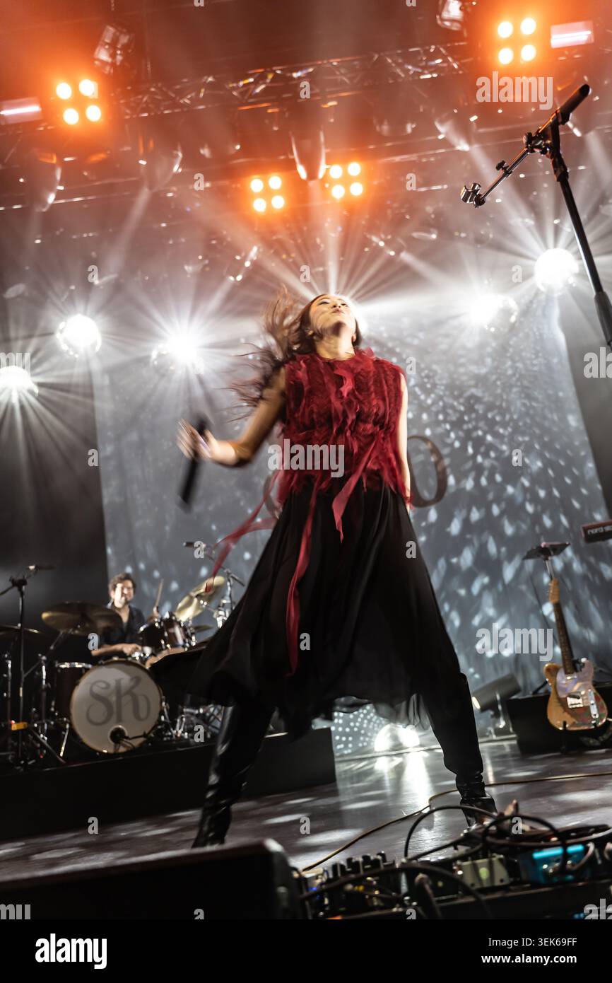 IPA85147808 - London, Sarah Kinsley live at Koko. Pictured: Sarah ...