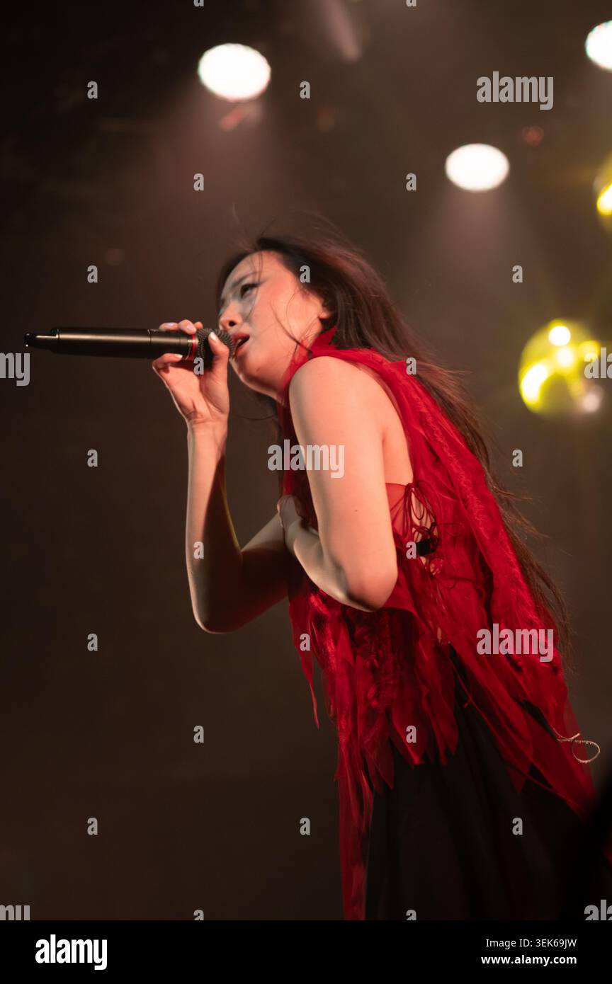 IPA85147954 - London, Sarah Kinsley live at Koko. Pictured: Sarah ...