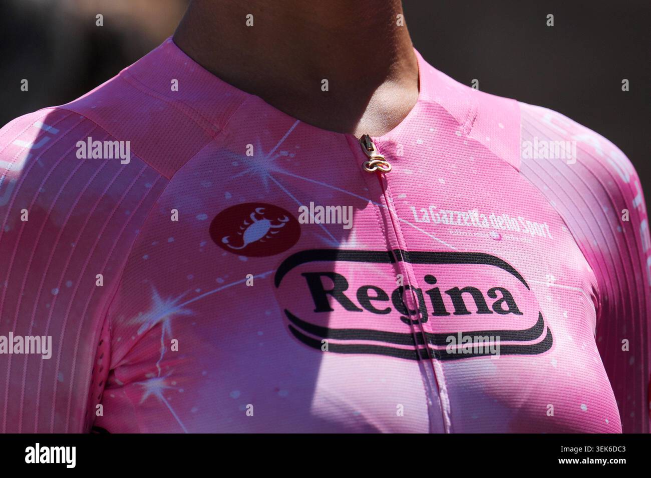 The pink jersey during Stage 3 of the Giro d’Italia Women, from Bibione ...