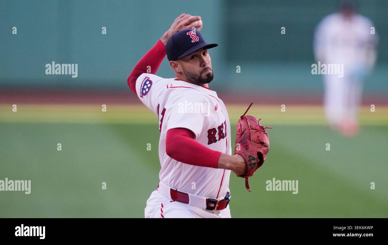 Boston Red Sox pitcher Jovani Morán (47) during a baseball game ...